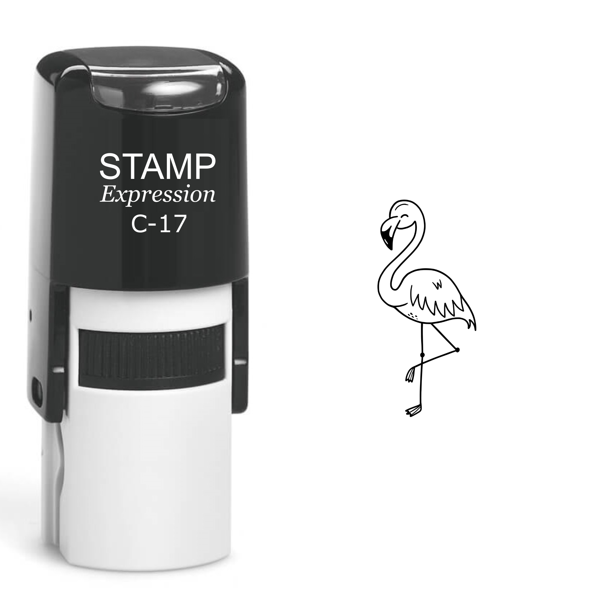 Flamingo Self Inking Rubber Stamp (SH-60219)